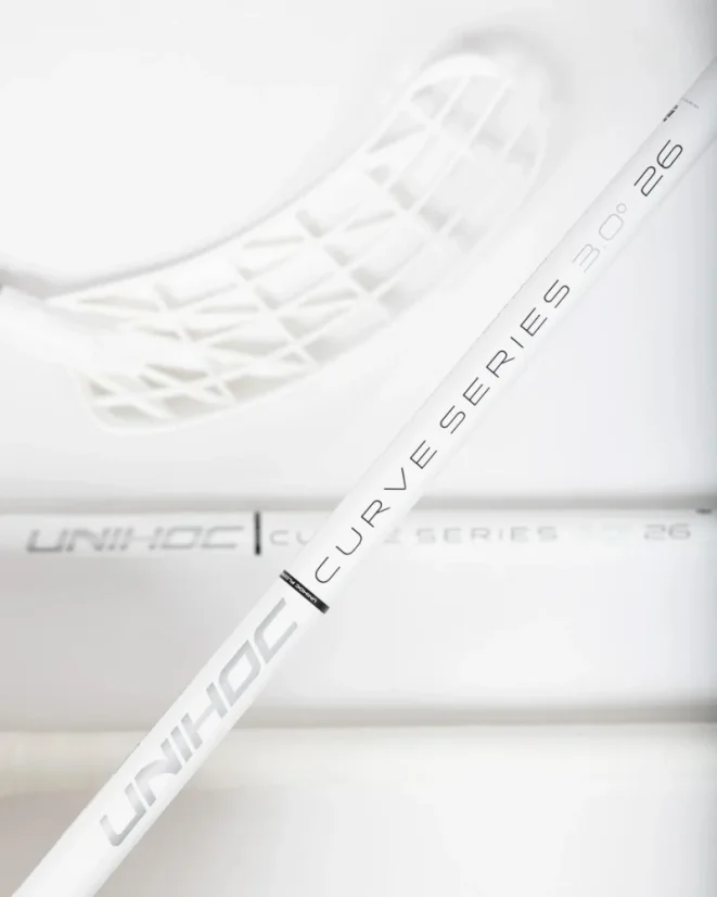 Unihoc Unilite Curve 3.0° 26 TITAN White - Délka hokejky: 104 cm (= 115 ...