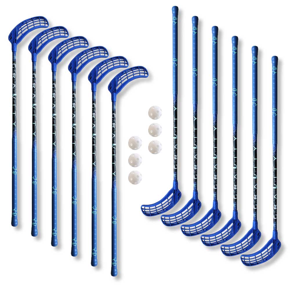 Eurostick Gravity Blue IFF Set (12 sticks) | Florbal4u.com