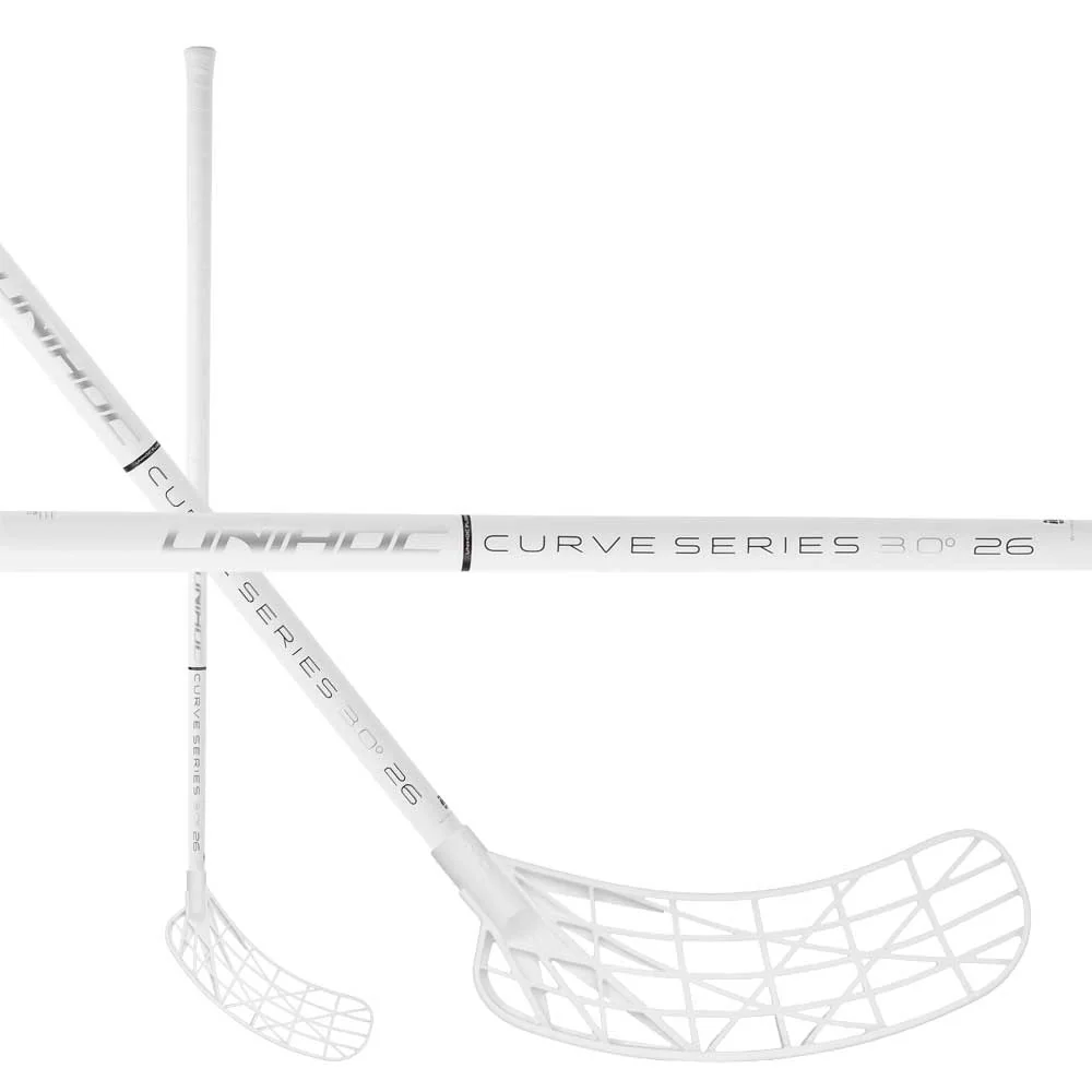 Unihoc Evolite Curve 3.0° 26 White | Florbal4u.com
