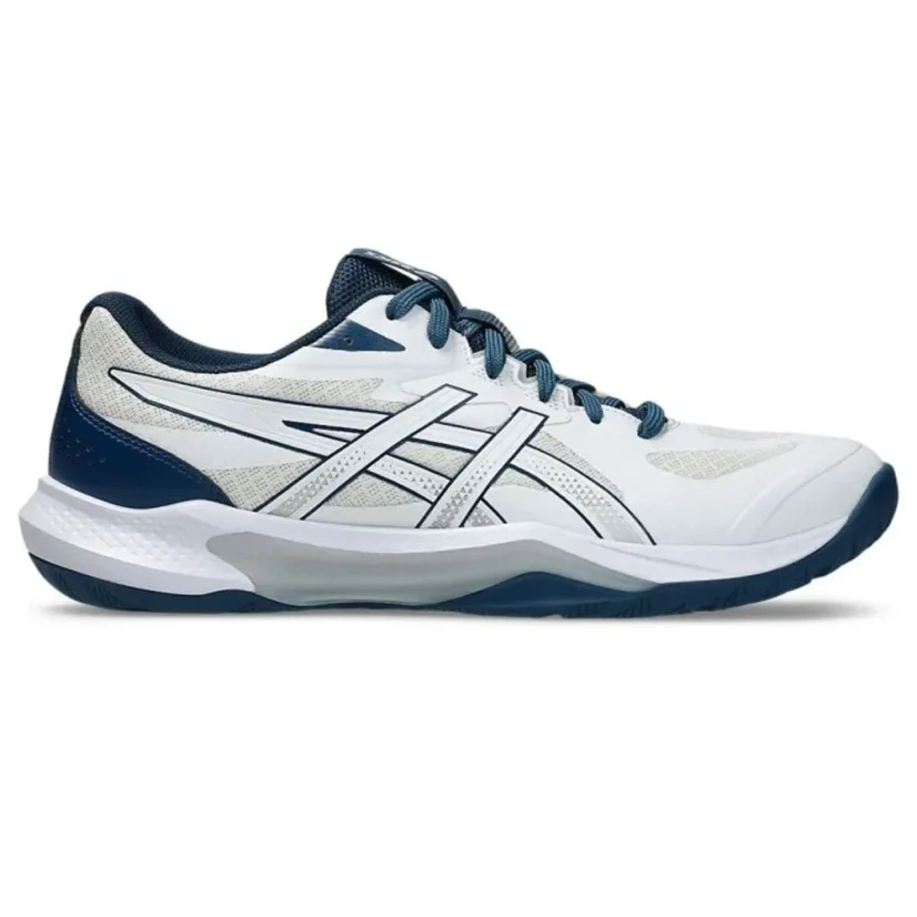 Asics Gel-Tactic 13 White/Mako Blue | Florbal4u.com