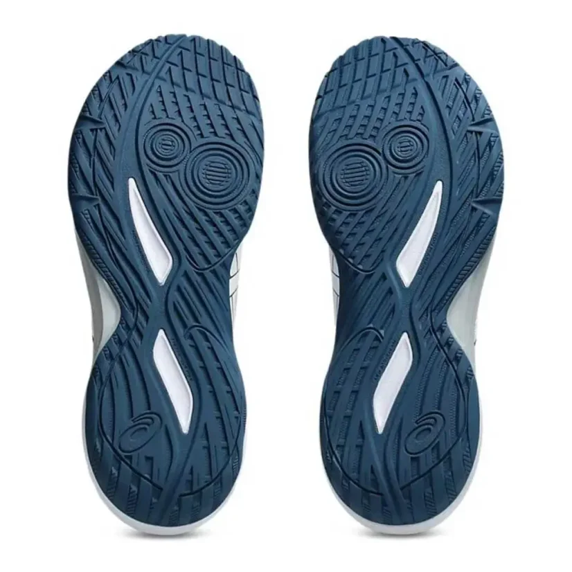 Asics Gel-Tactic 13 White/Mako Blue - Velikost (EU): 46 | Florbal4u.com