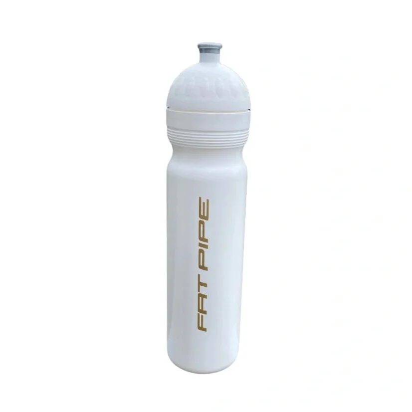 Bidon Fatpipe SLICKS 1L White/Gold | Florbal4u.com