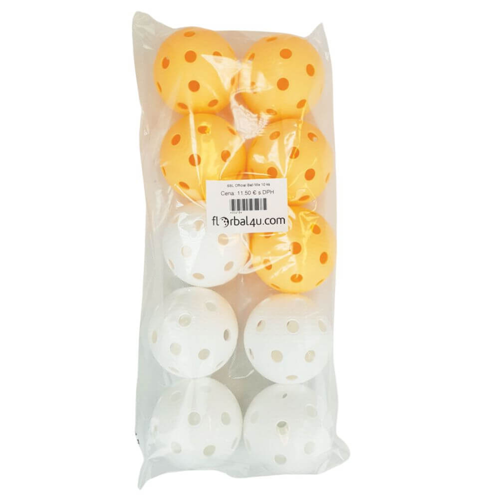 Official SSL Mix Ball (10 pcs) | Florbal4u.com