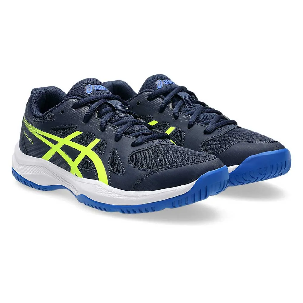 Asics Upcourt 6 GS Midnight/Safety Yellow | Florbal4u.com