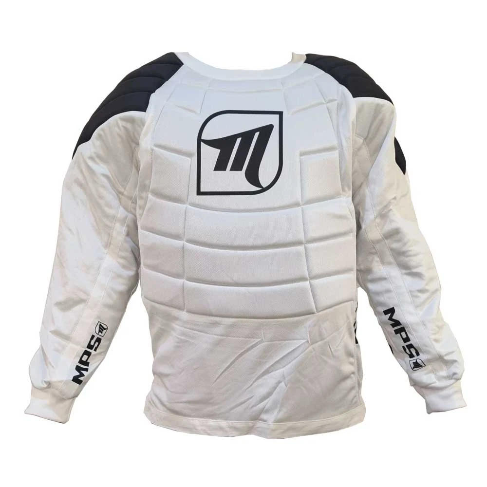MPS White Goalie Jersey - Size: XL | Florbal4u.com