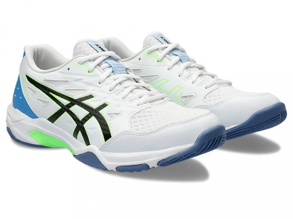 Asics Gel-Rocket 11 White/Lime | Florbal4u.com