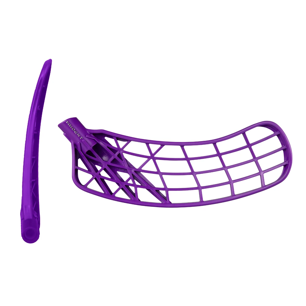Salming Trident Touch X Blade - Color: purple, Blade hooking: Right ...