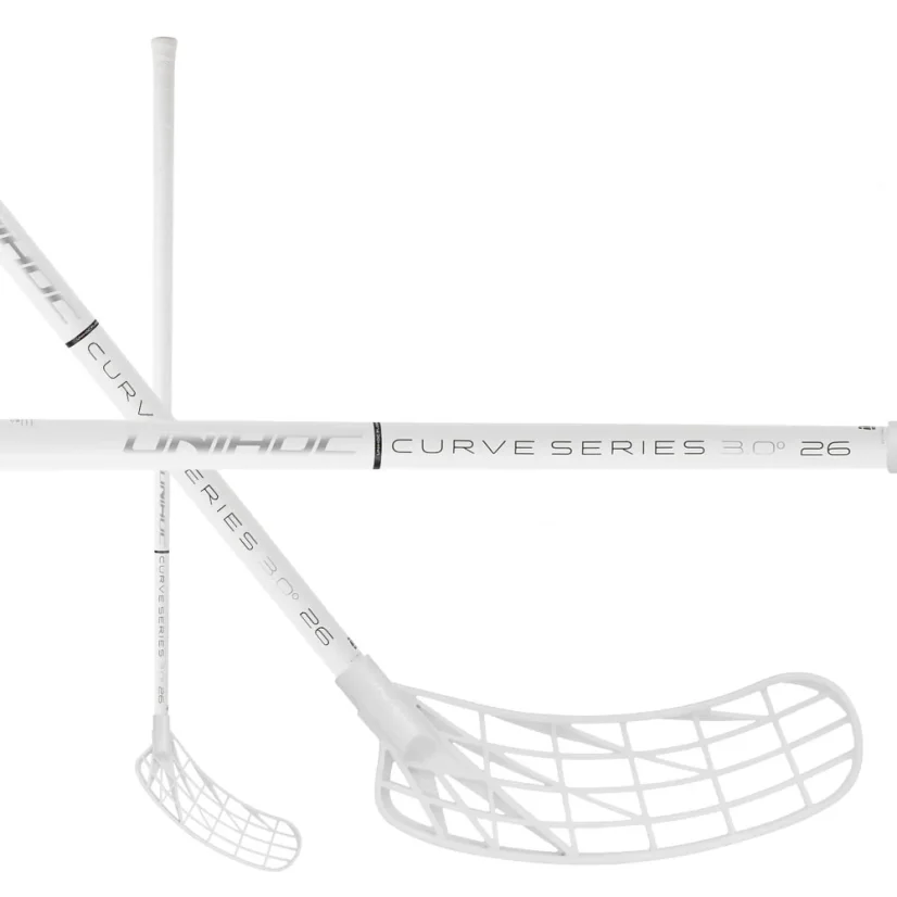 Unihoc Unilite Curve 3.0° 26 TITAN White - Délka hokejky: 100 cm (= 111 ...